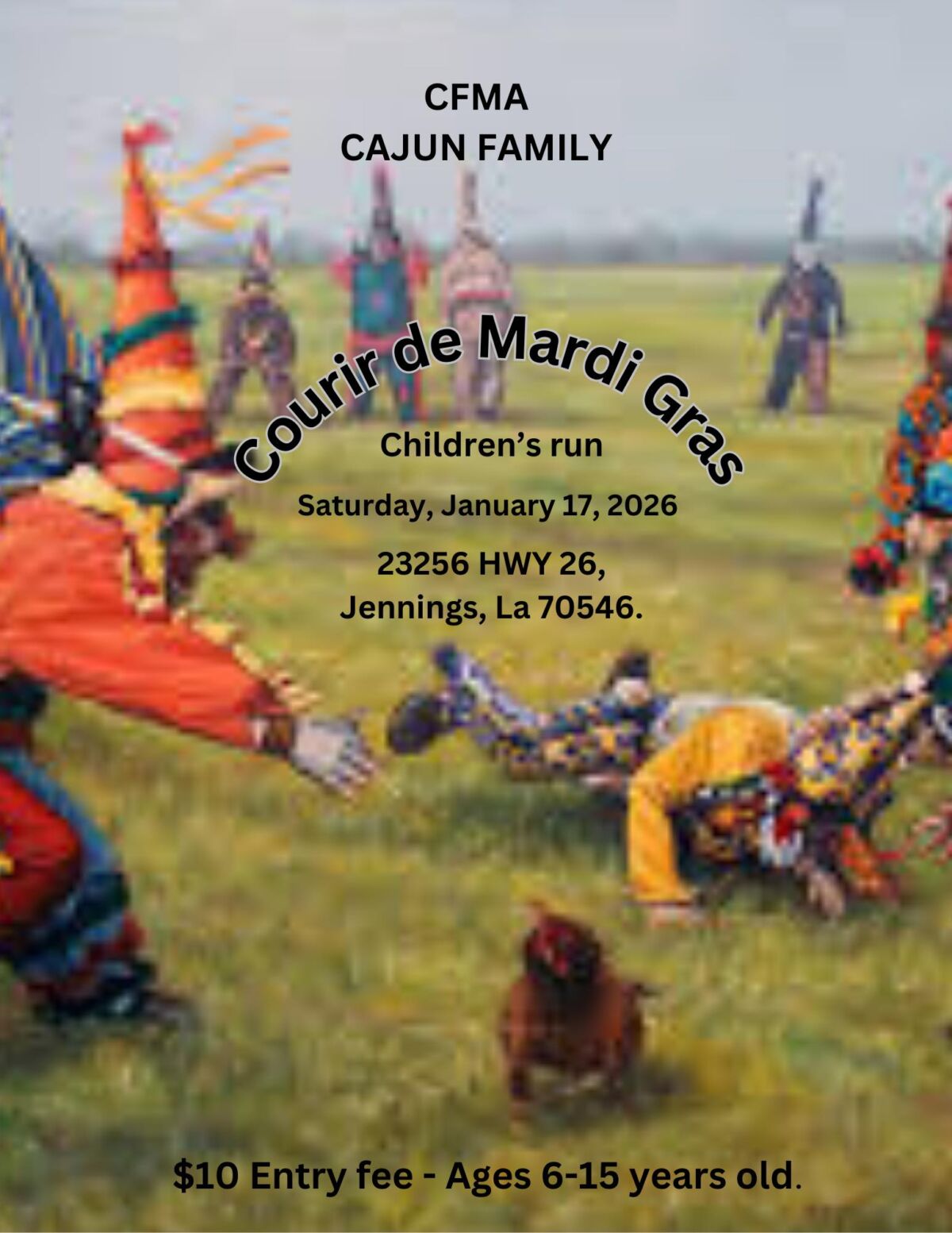 CFMA Cajun Family Children's Courir de Mardi Gras | Jeff Davis Parish